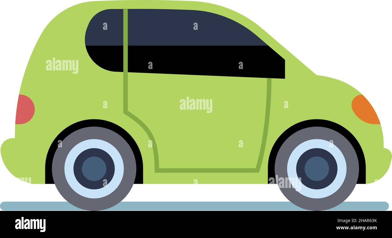 Electric mini car Stock Vector Images - Alamy