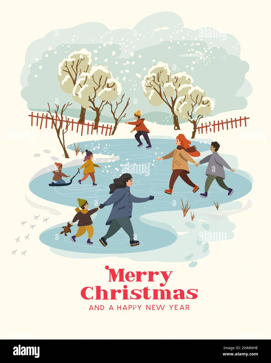 Family children having fun Stock Vector Images - Alamy