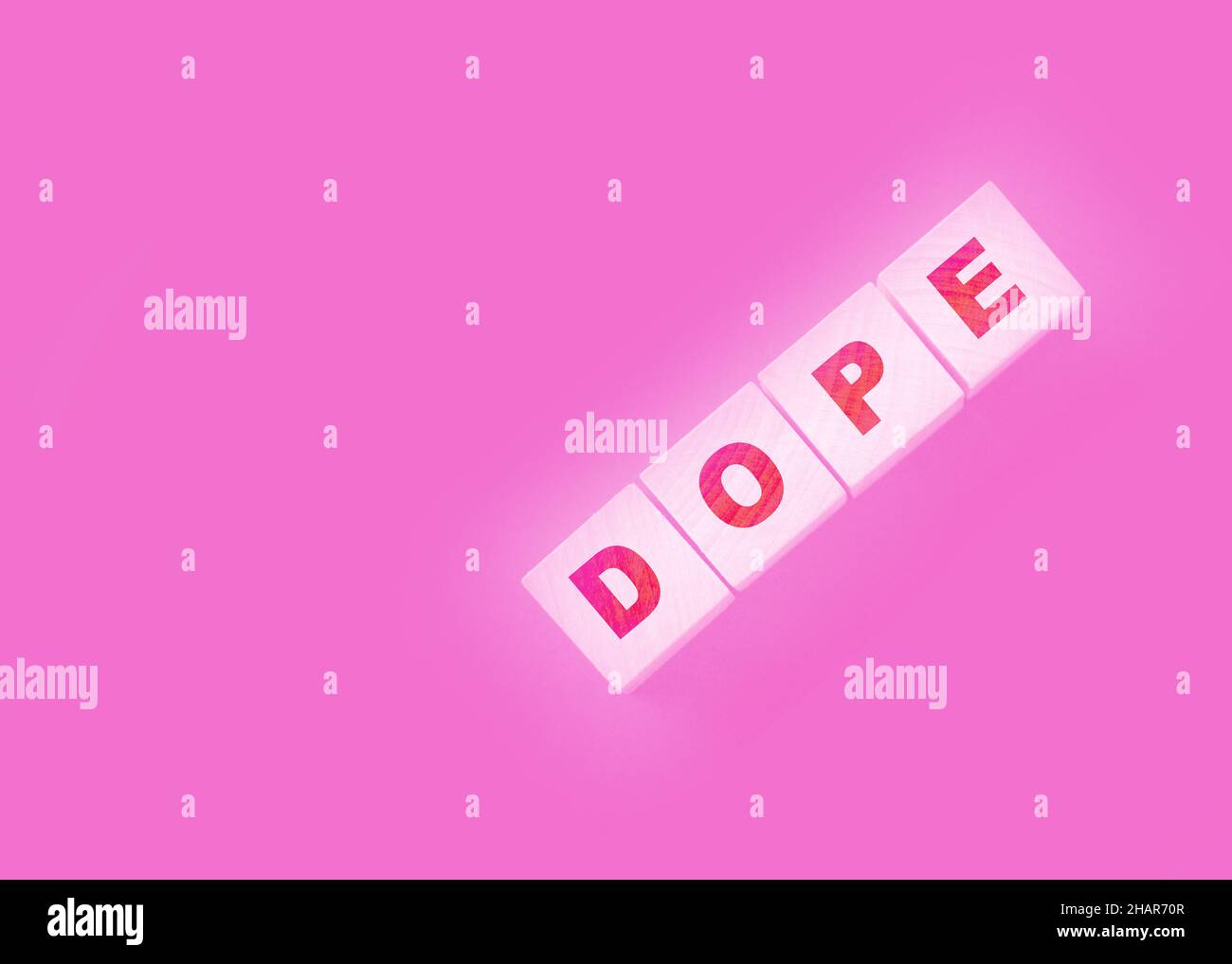 Dope word on wooden blocks. Addictions concept. Healthcare concept Stock Photo - Alamy