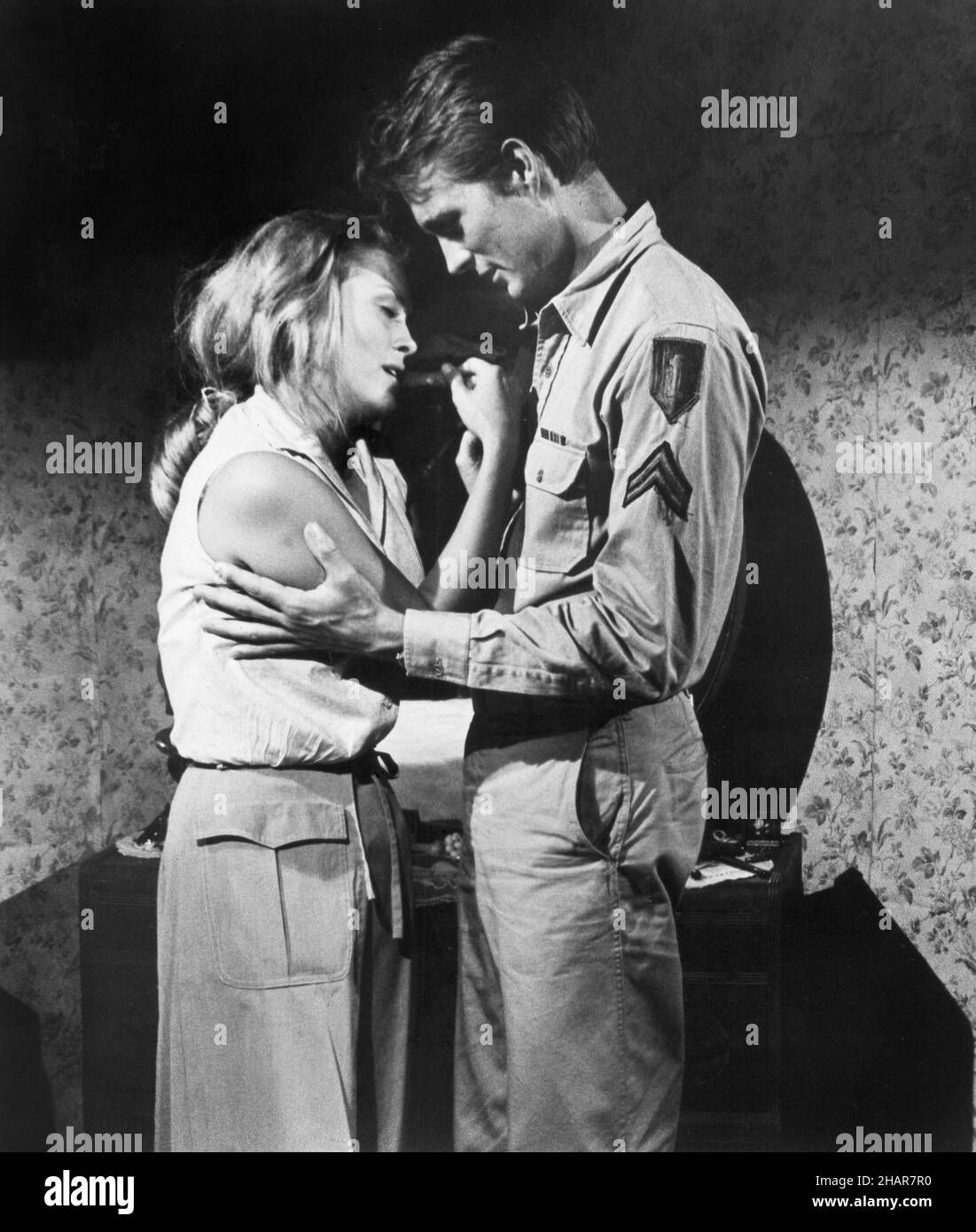 Faye Dunaway, John Phillip Law, on-set of the Film, "Hurry Sundown ...