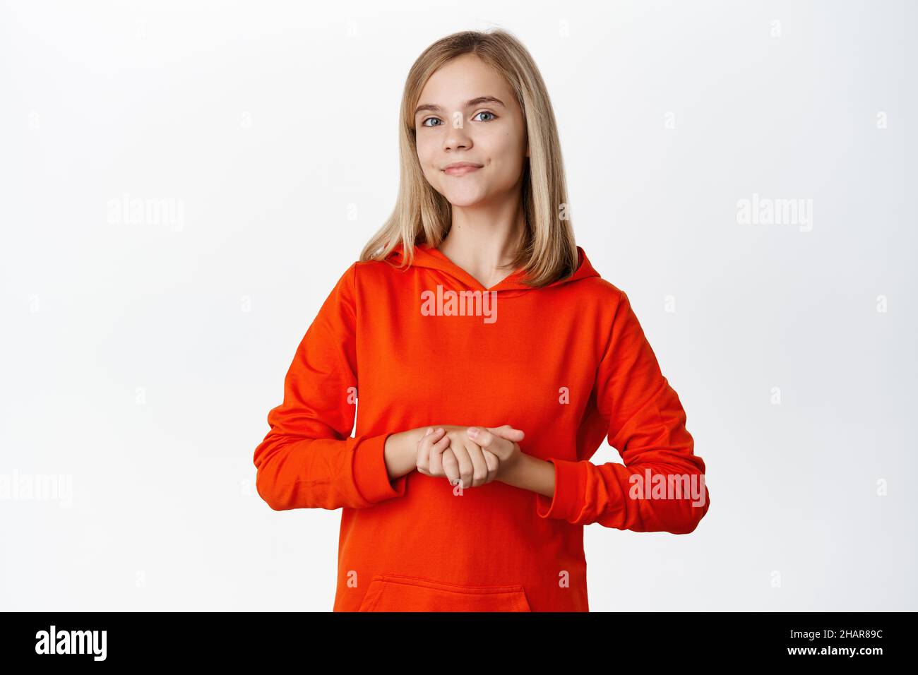 Polite pose hi-res stock photography and images - Alamy