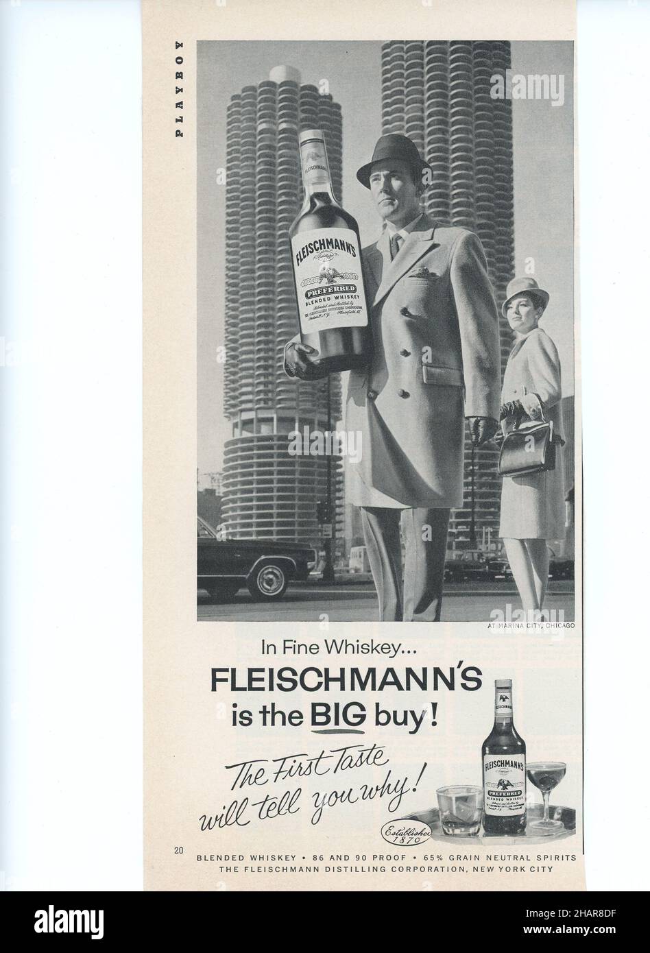 December 1964 "Playboy" Magazine advertising, USA Stock Photo - Alamy