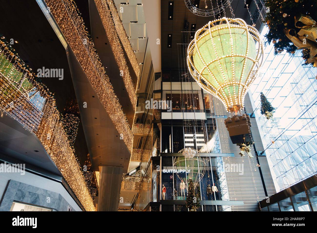 Shine Bright light display during the holiday season in The Shops at ...