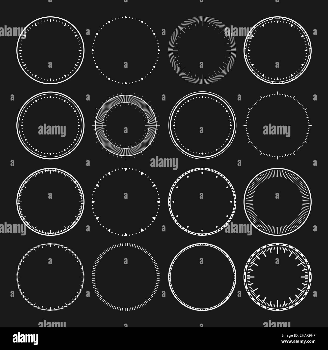 Blank clock face Black and White Stock Photos & Images - Alamy
