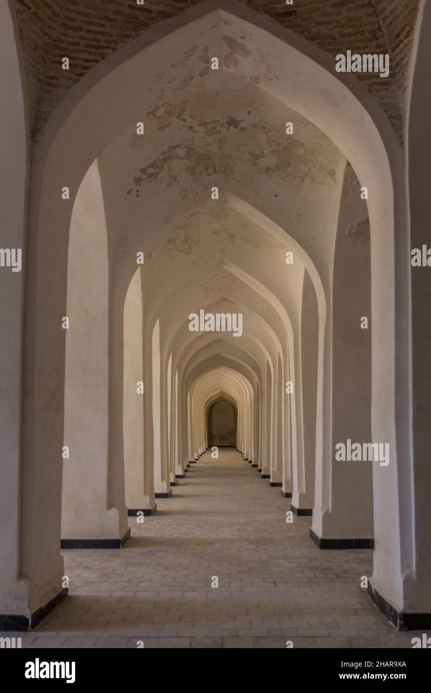 Archway of Kalyan Mosque in Bukhara, Uzbekistan Stock Photo - Alamy
