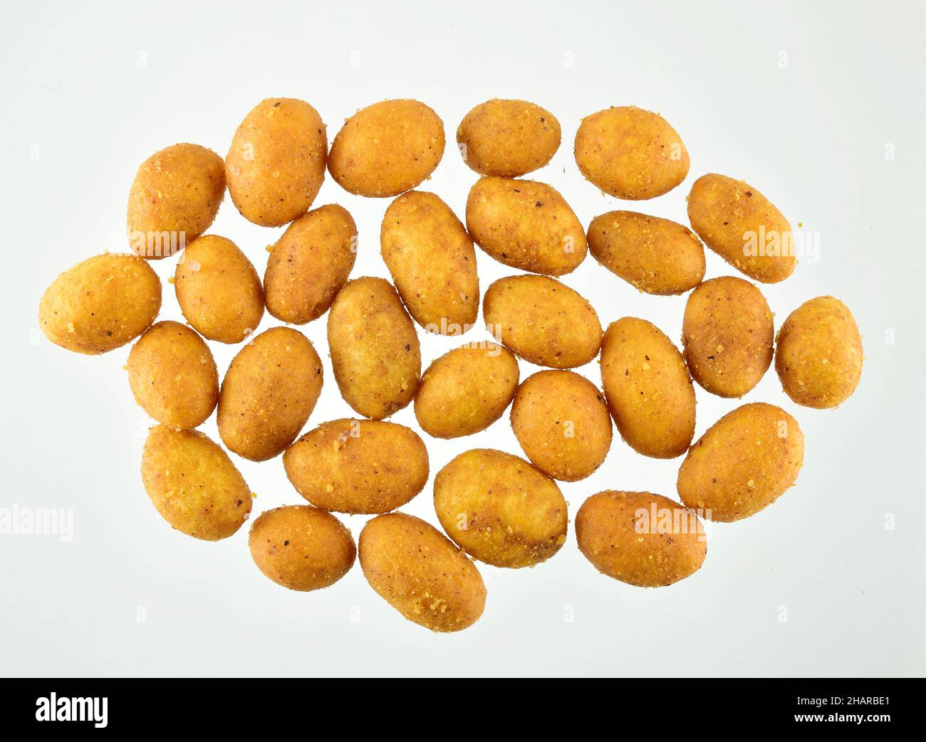 Crunchy Spicy Coated Peanuts Stock Photo - Alamy