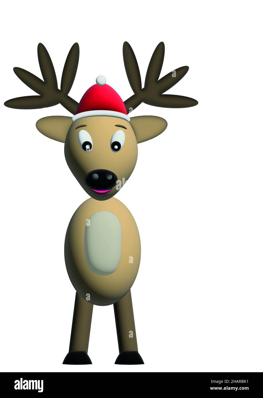 Funny vector illustration christmas Cut Out Stock Images & Pictures - Alamy