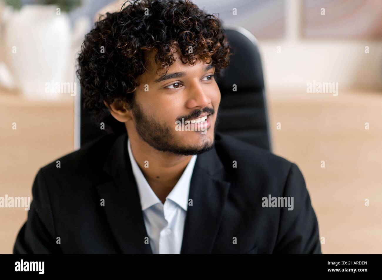 Indian business man thinking hi-res stock photography and images - Alamy