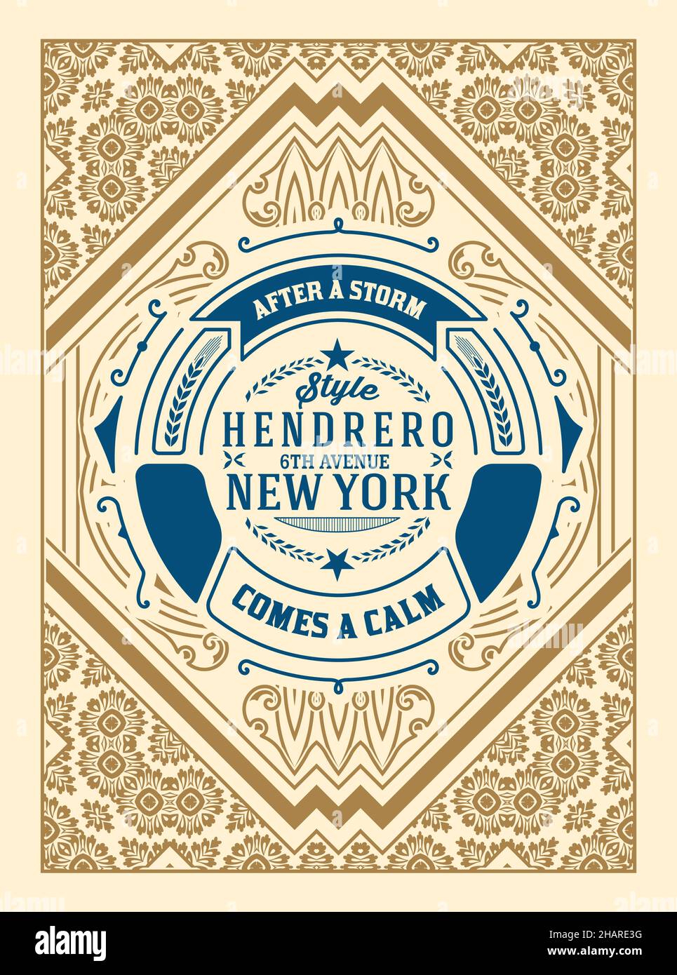 Western card with vintage style Stock Vector Image & Art - Alamy