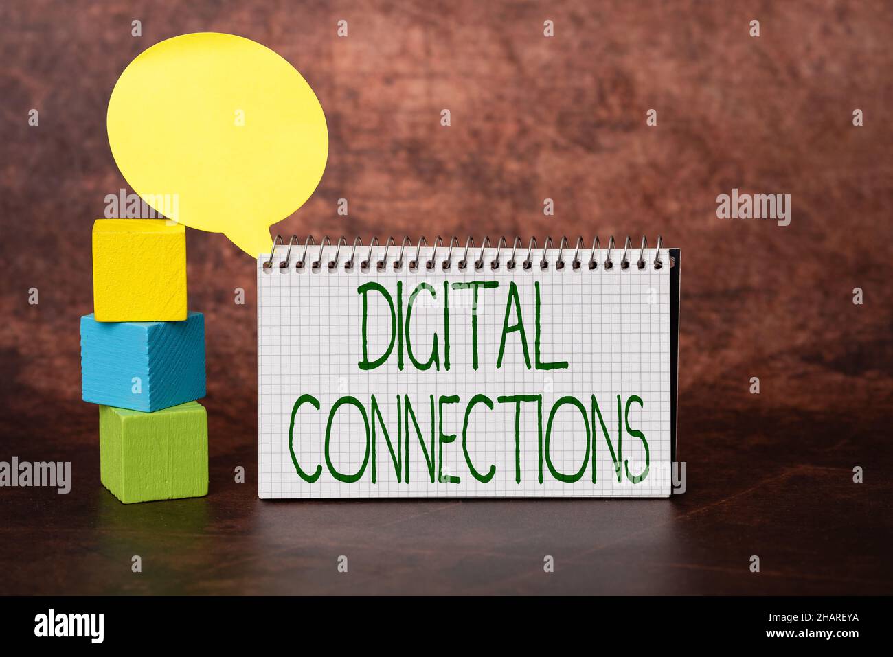 Hand writing sign Digital Connections. Business overview Powerful Ways ...