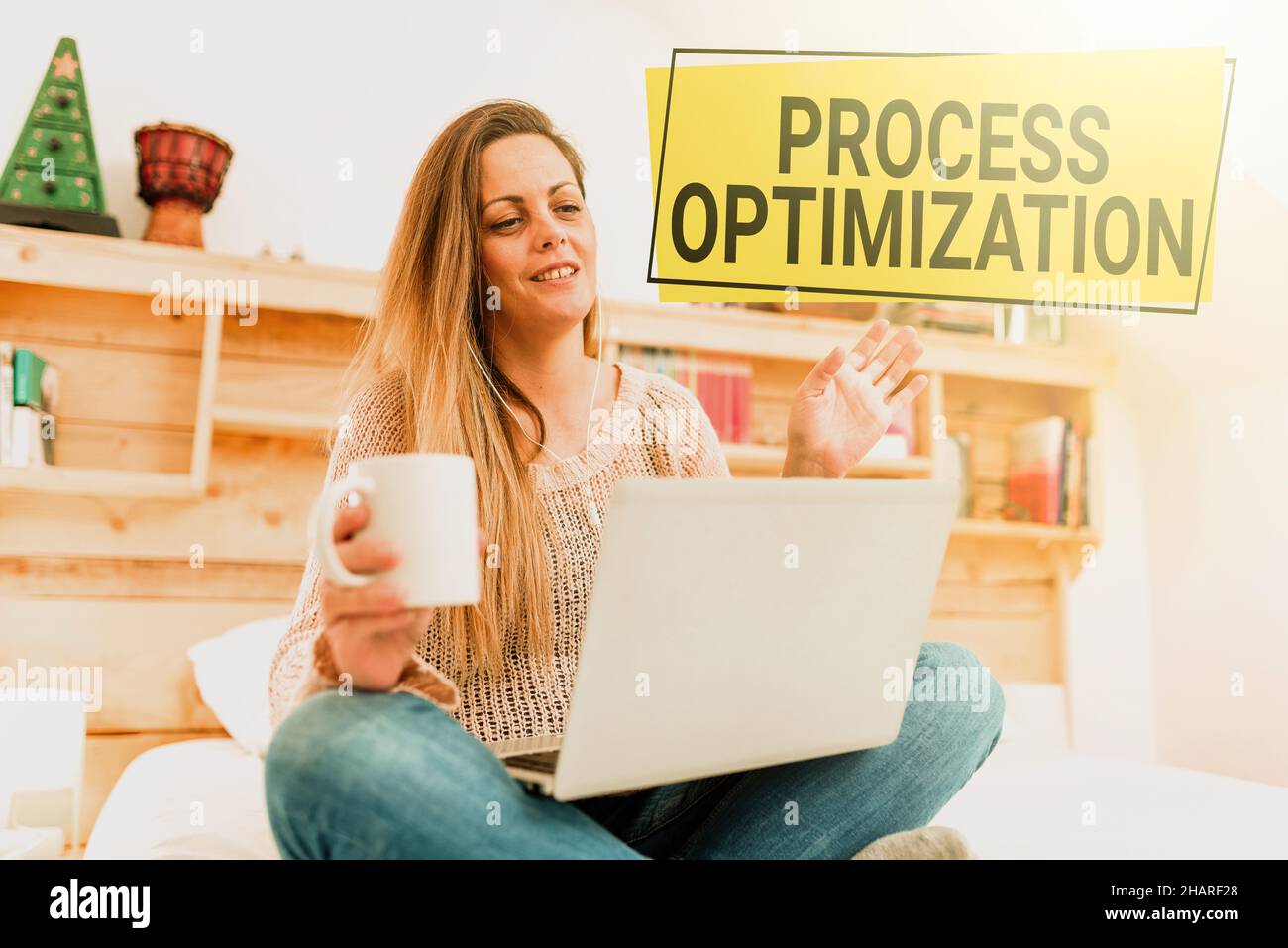 Conceptual caption Process Optimization. Concept meaning Improve Organizations Efficiency ...