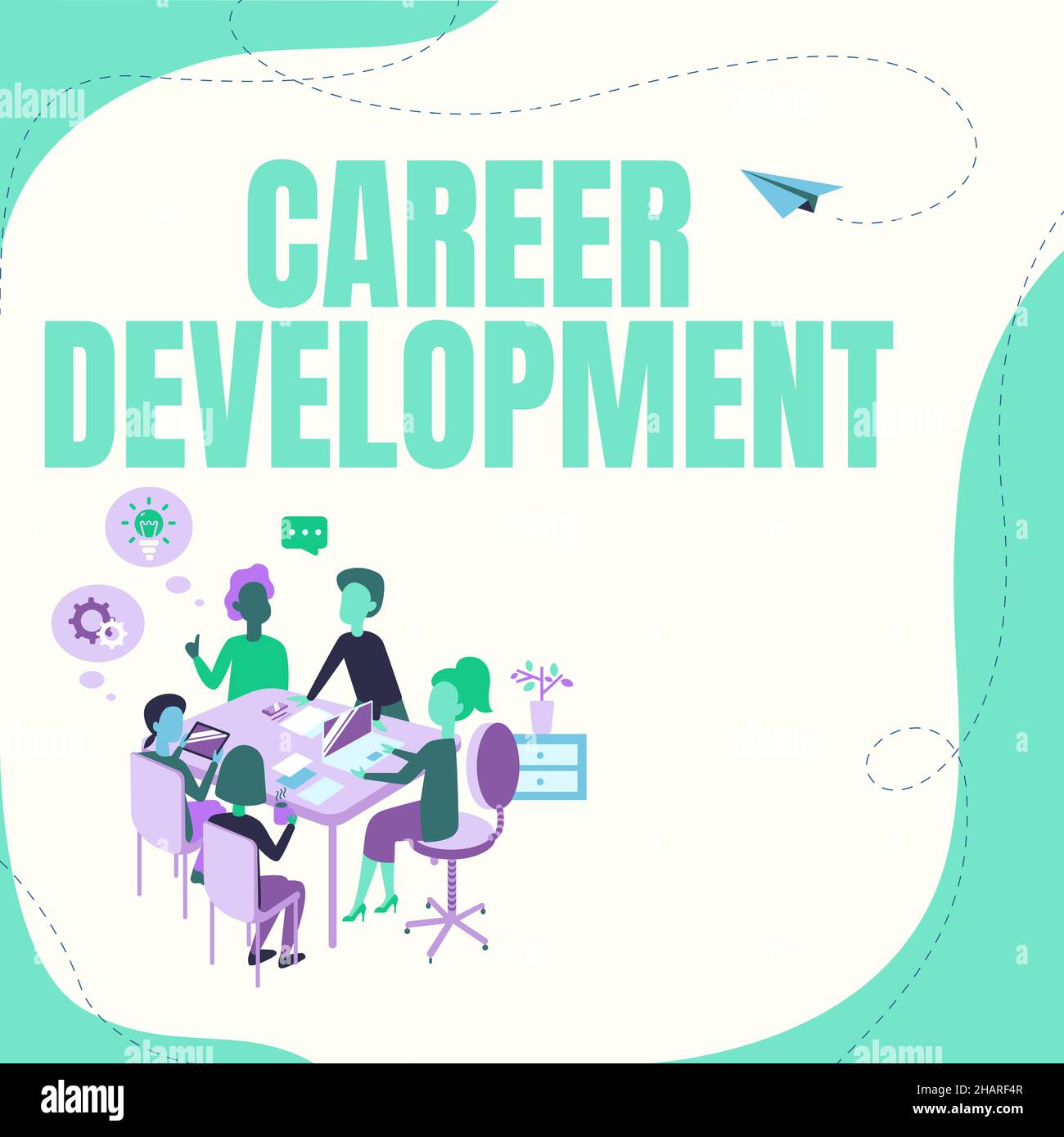 Handwriting text Career Development. Business approach Lifelong ...