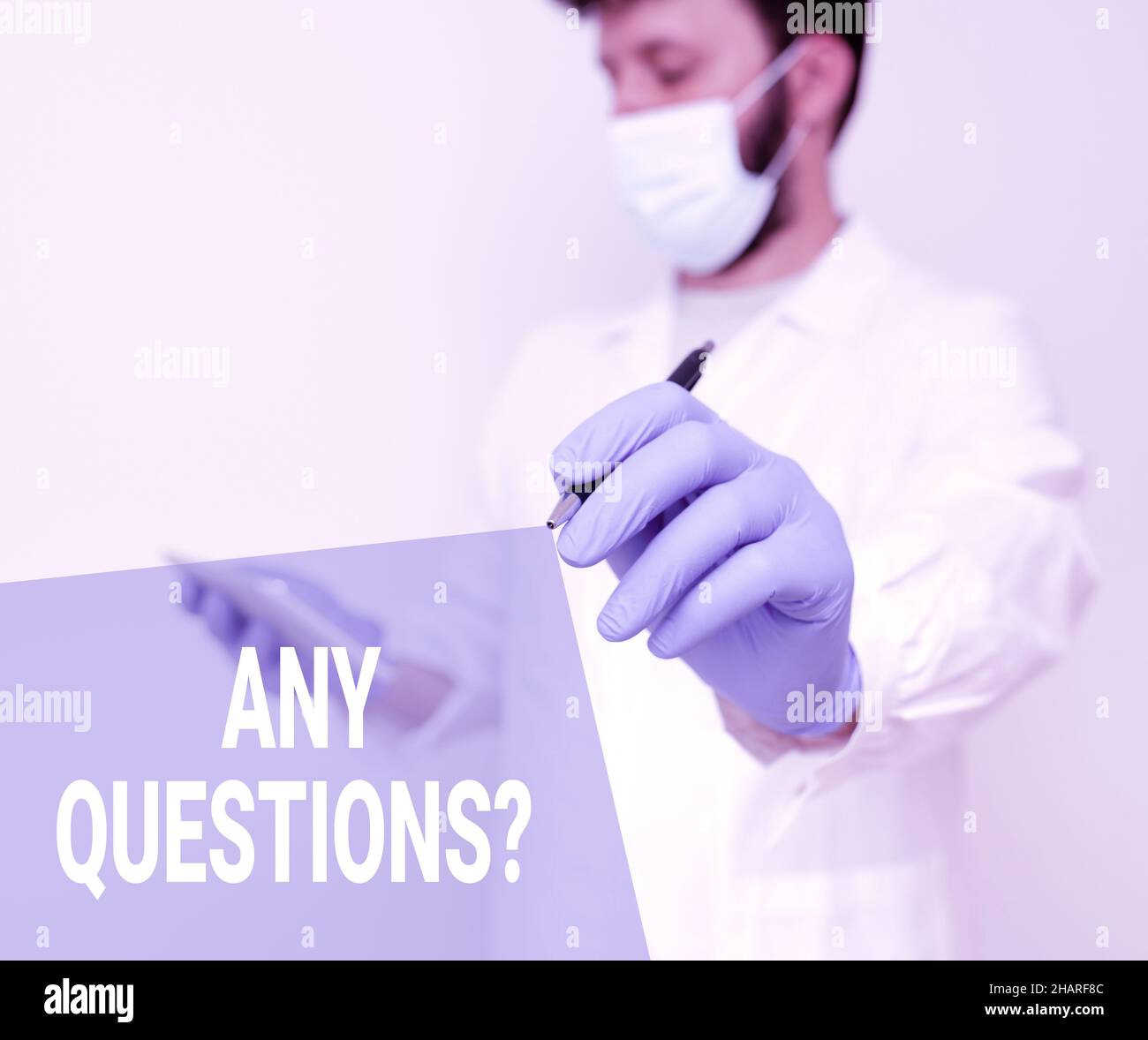 Handwriting text Any Questions Question. Word for Asking for inquiry ...