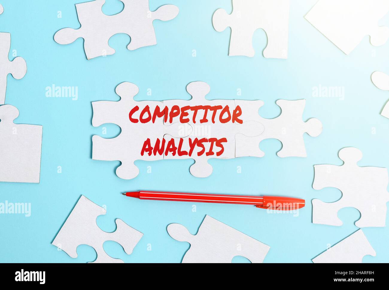 Text showing inspiration Competitor Analysis. Business concept ...