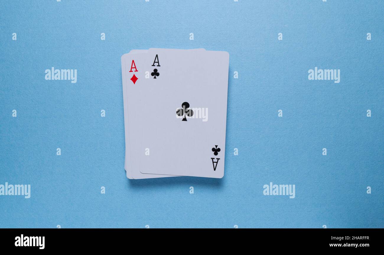 Close up of set of a playing cards Stock Photo - Alamy