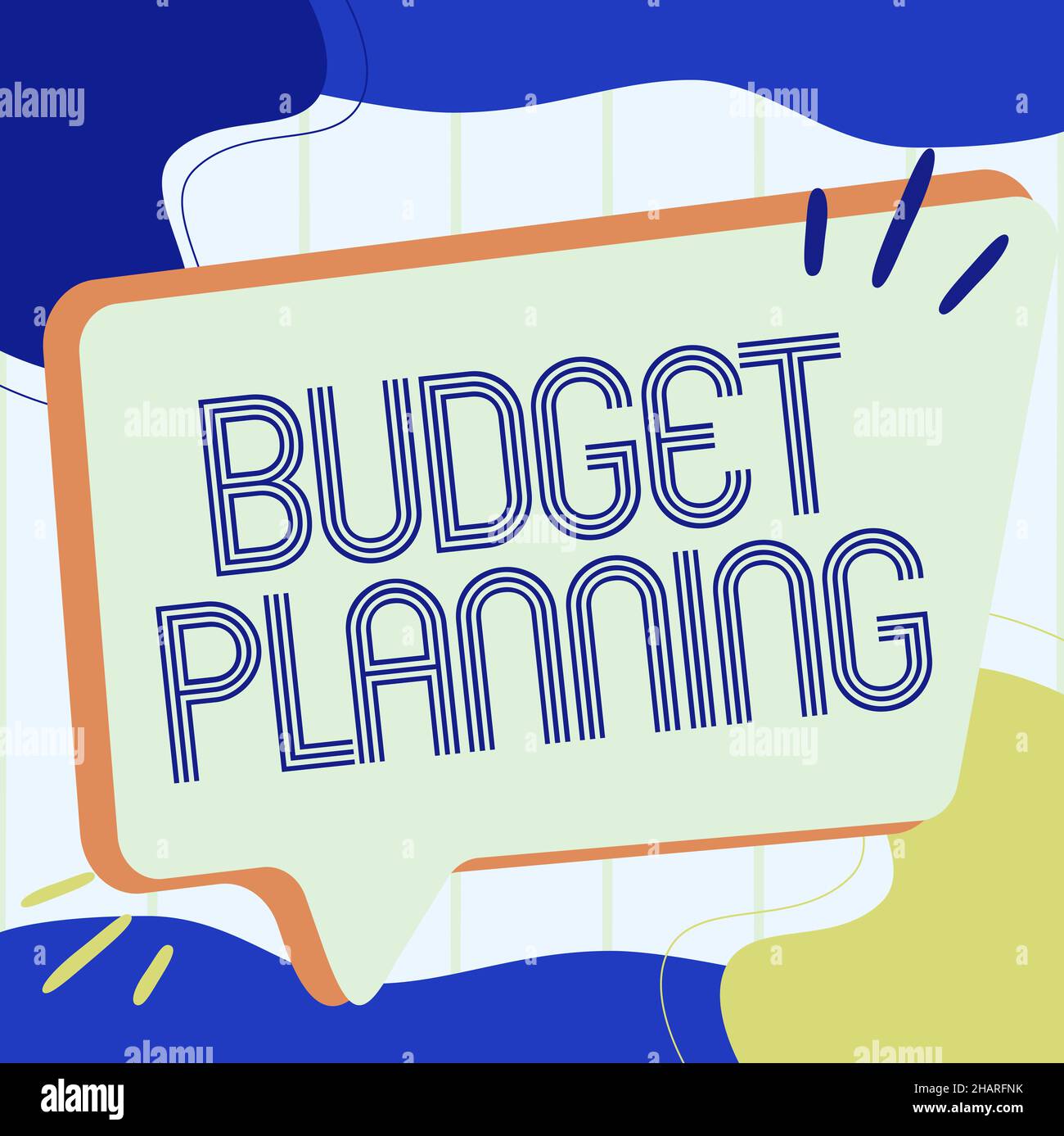 Hand writing sign Budget Planning. Concept meaning The written ...
