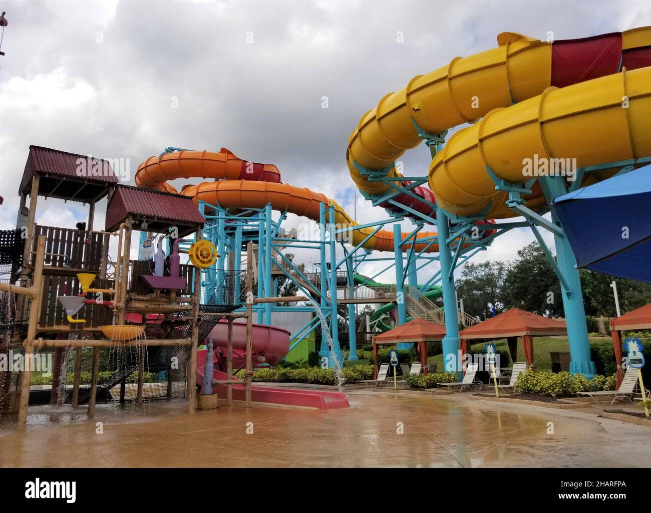 Tampa, Florida, U.S.A - November 4, 2021 - The colorful ride and kids ...