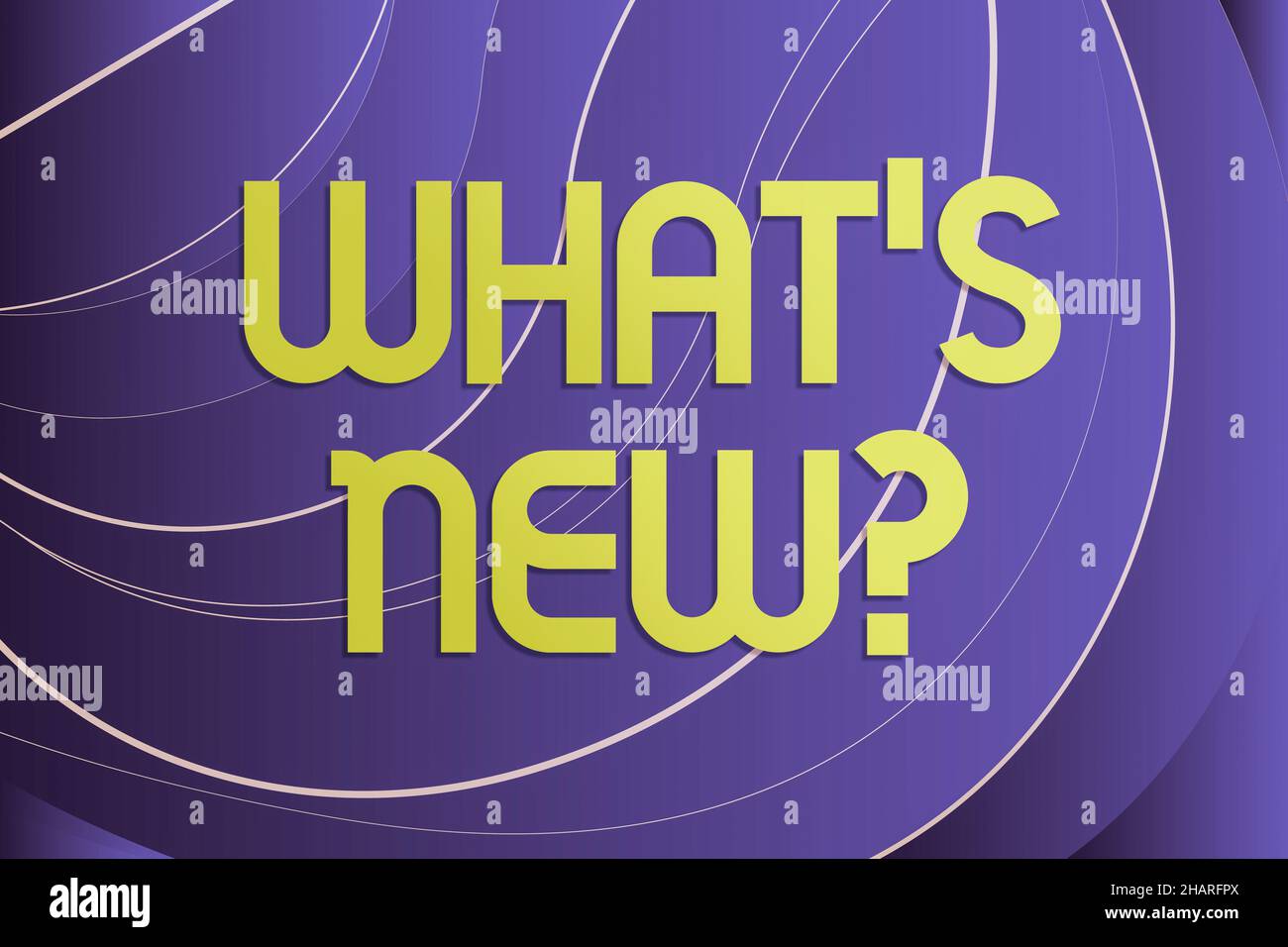 Writing displaying text What S New Question. Business idea Asking about ...