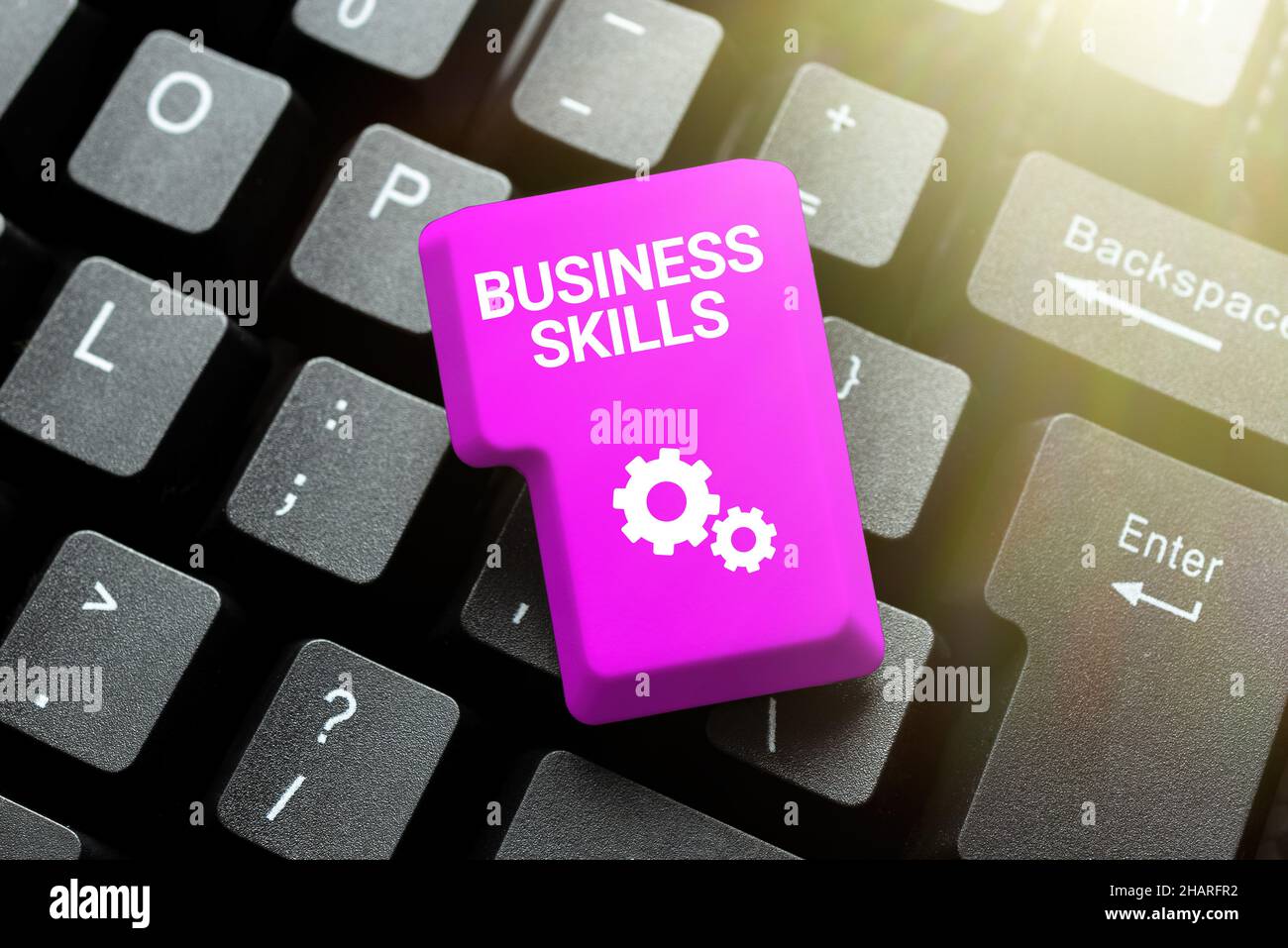 Text showing inspiration Business Skills. Business idea An ability to ...