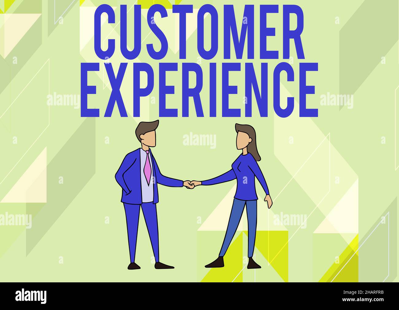 Text Showing Inspiration Customer Experience Concept Meaning Interaction Between Satisfied