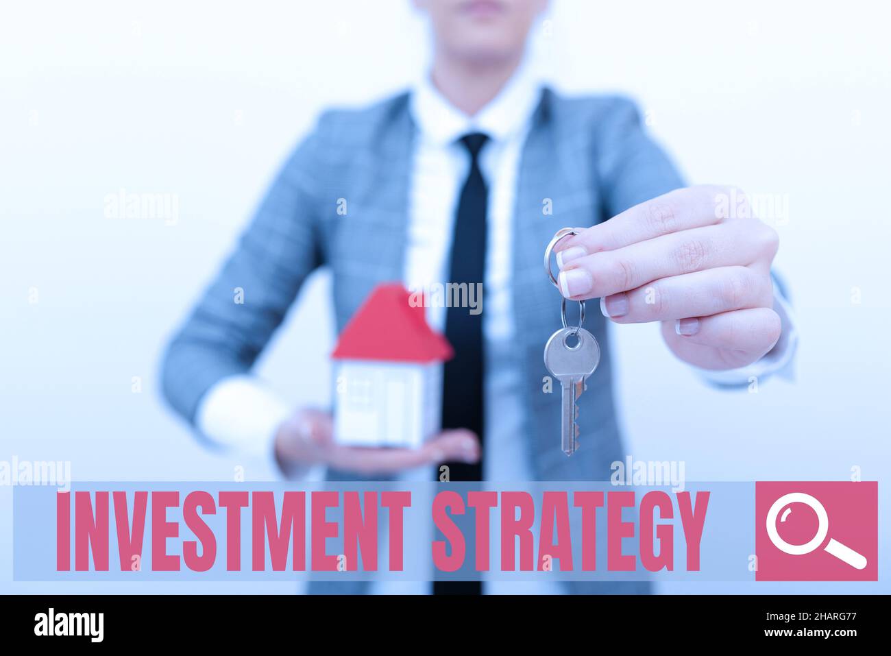 Conceptual display Investment Strategy. Business showcase Set of Rules ...