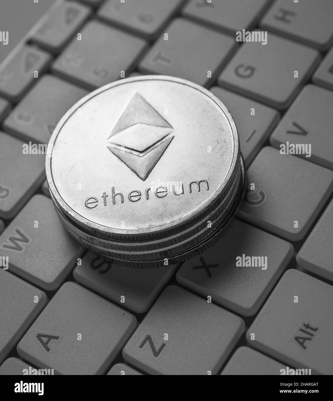 Ethereum Black and White Stock Photos & Images - Alamy