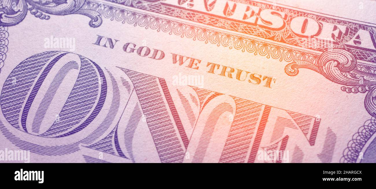 Close up of American Dollar Note Currency Stock Photo - Alamy