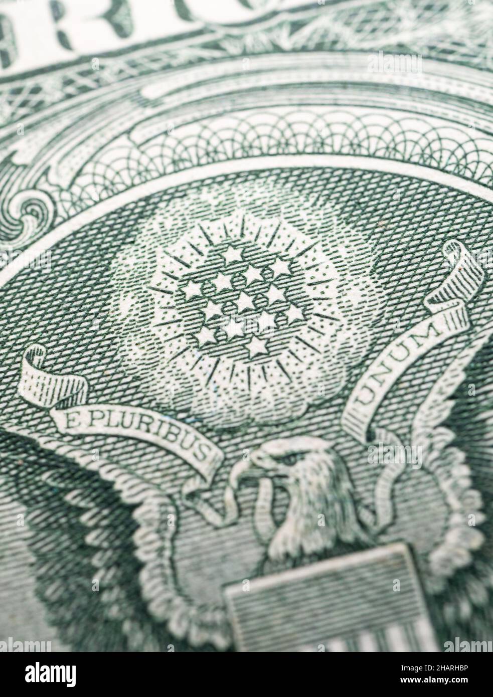Close up of American Dollar Note Currency Stock Photo - Alamy