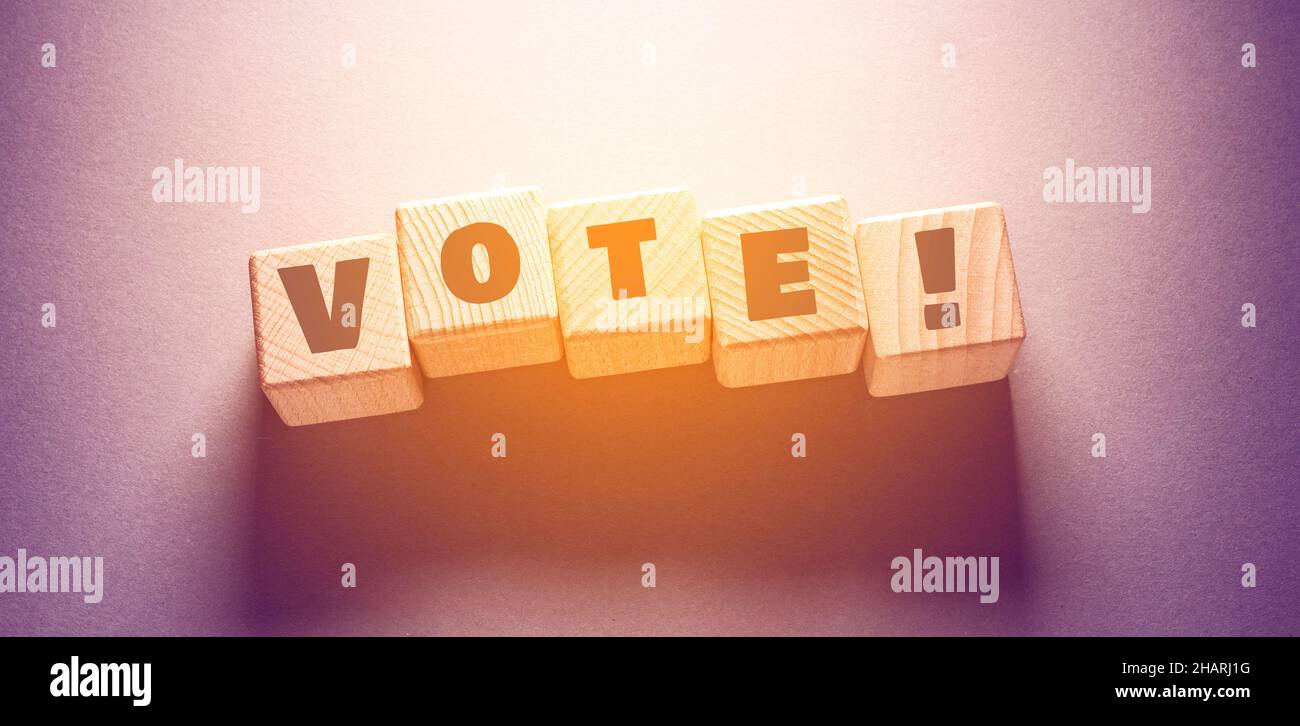 Vote word hi-res stock photography and images - Alamy