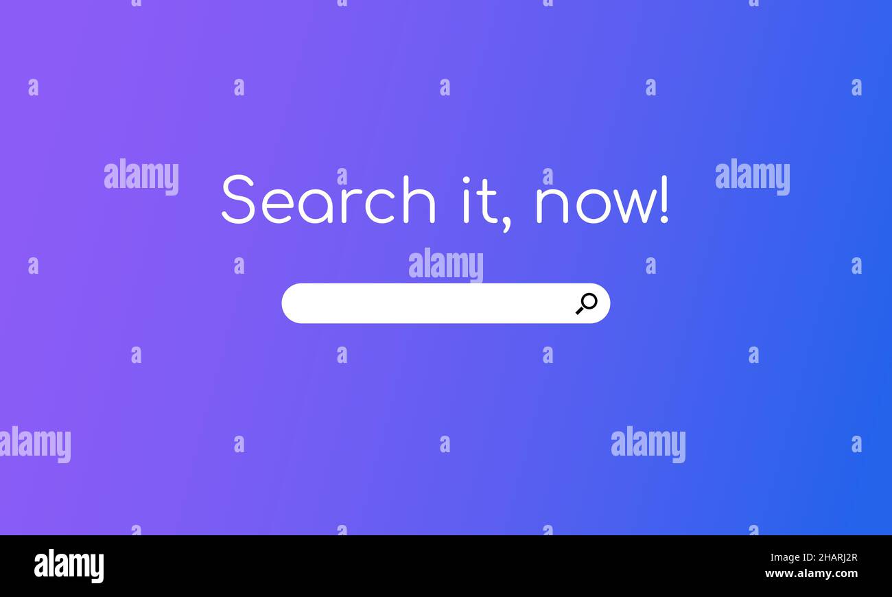 The main page of the Internet search network. Web interface template ...
