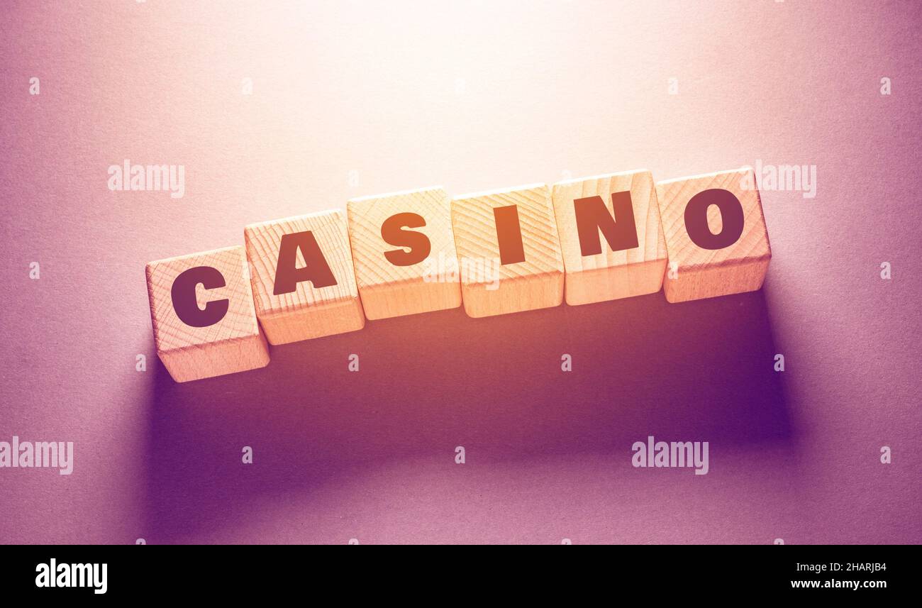 Casino word hi-res stock photography and images - Alamy