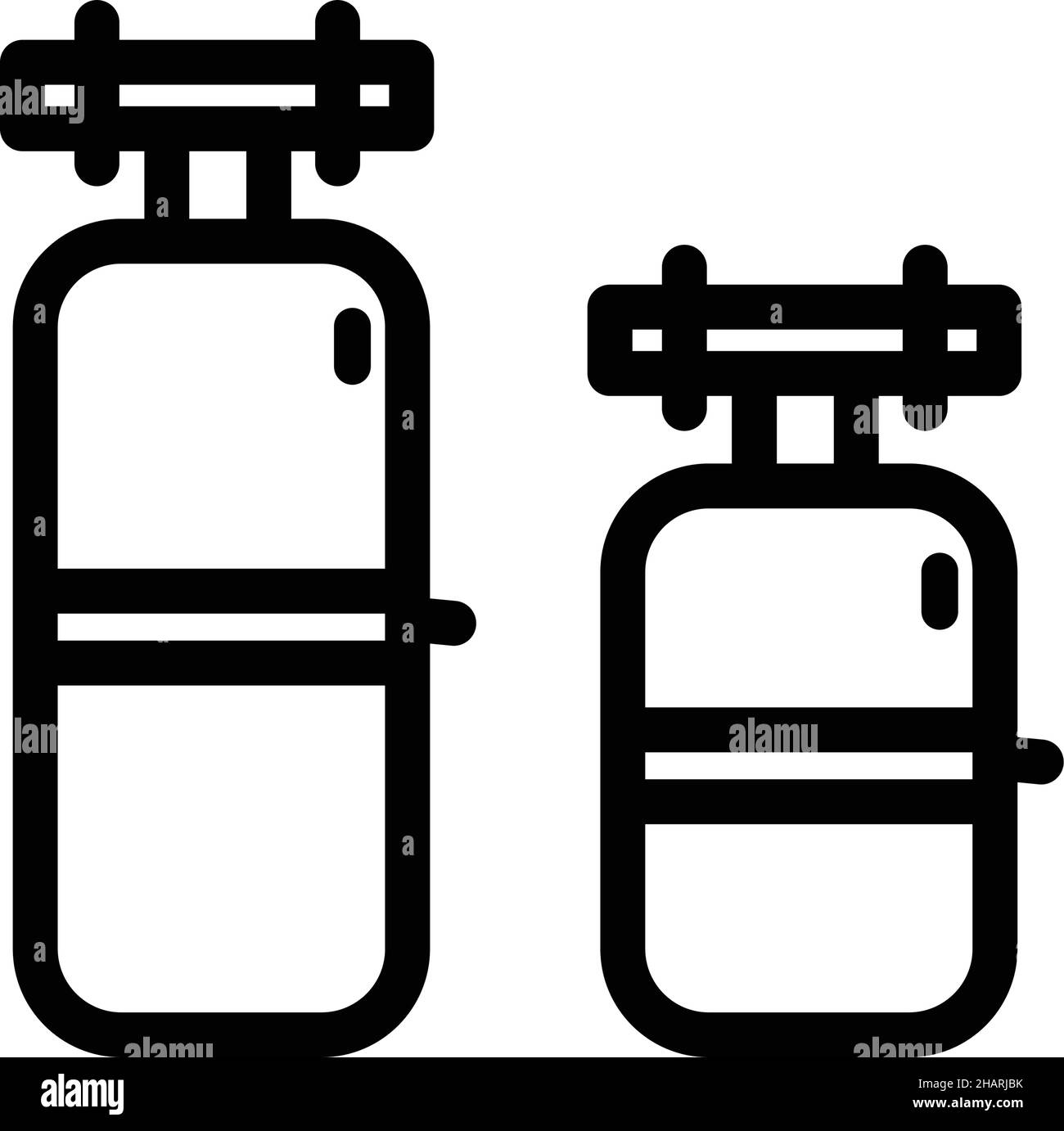 Water filter line icon. Outline water filter vector icon, for web ...