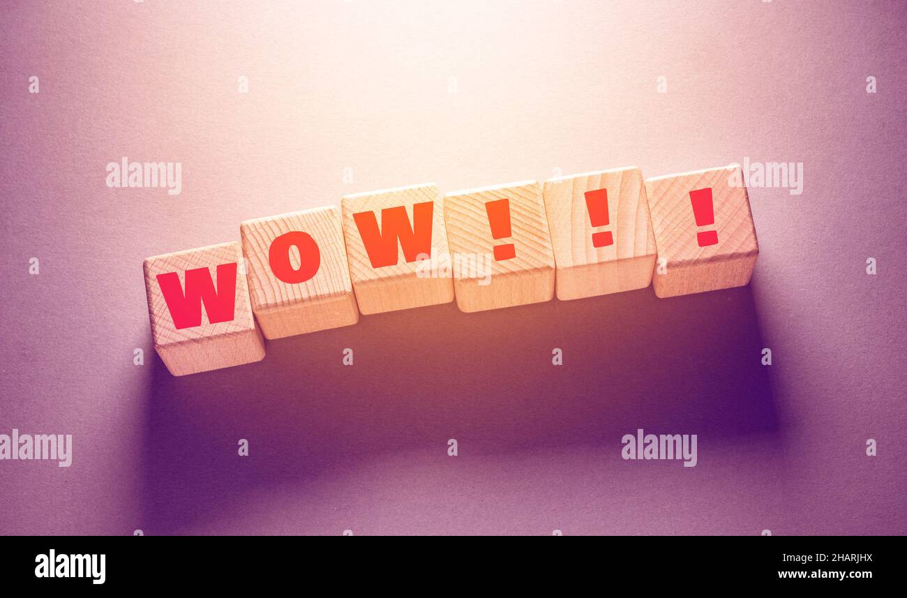 Wow alphabet hi-res stock photography and images - Alamy