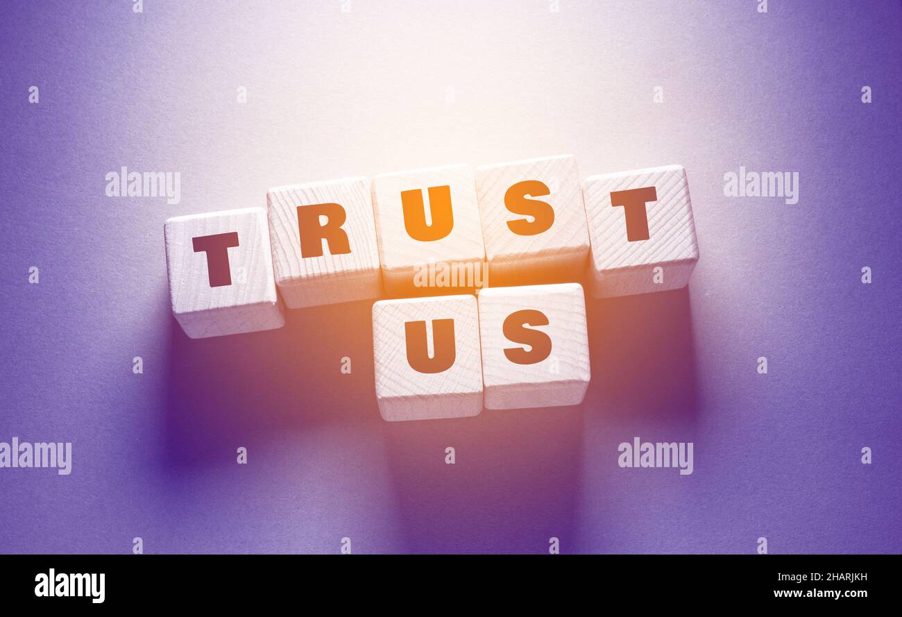 Trust word hi-res stock photography and images - Alamy