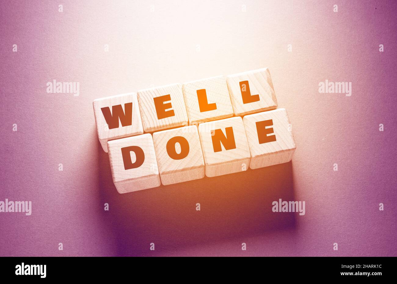 Well done word hi-res stock photography and images - Alamy