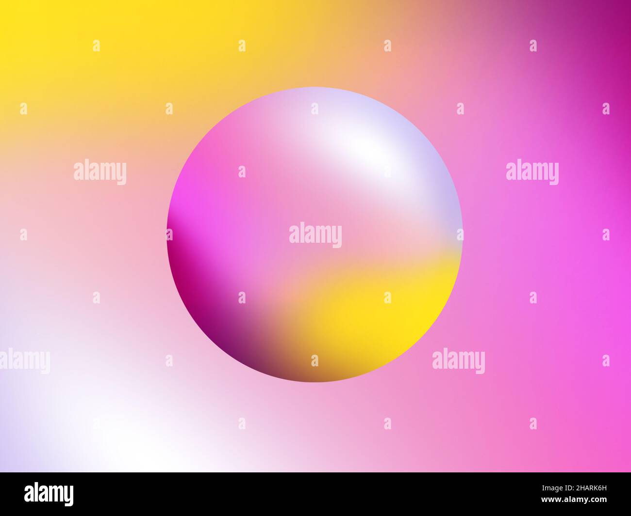 gradient balls illustration in trendy color. the colorful spheres on a ...