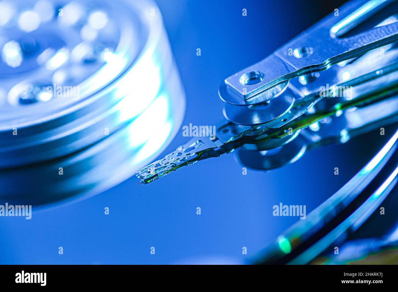 Hard disk reading head 24 Stock Photo - Alamy