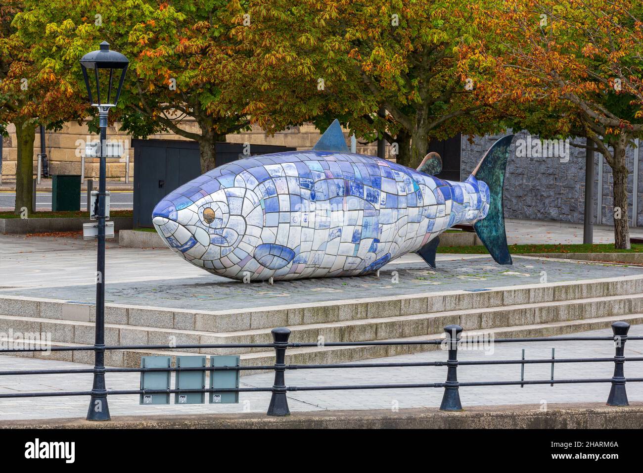 The Big Fish, Donegall Quay, Belfast, County Antrim, Northern Ireland ...