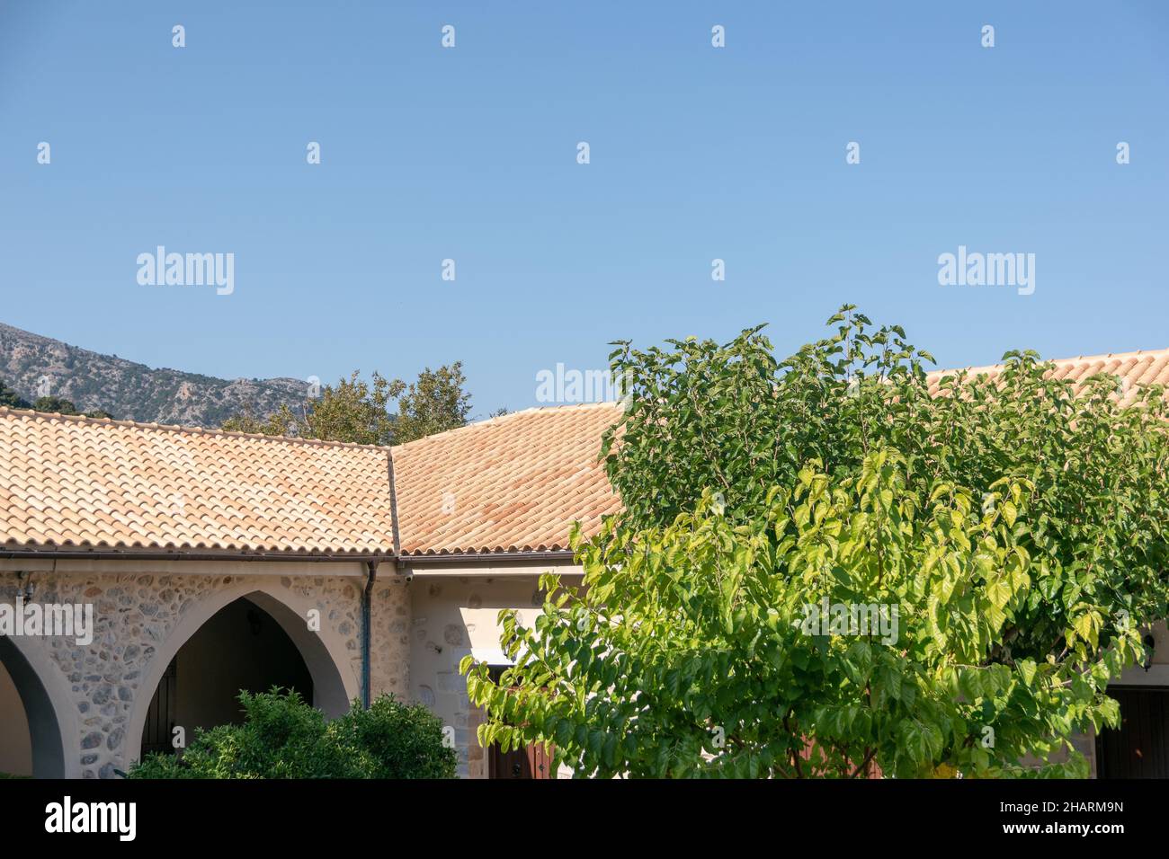 KERA KARDIOTISSA MONASTERY, GREECE - Sep 28, 2021: The Kera Kardiotissa ...
