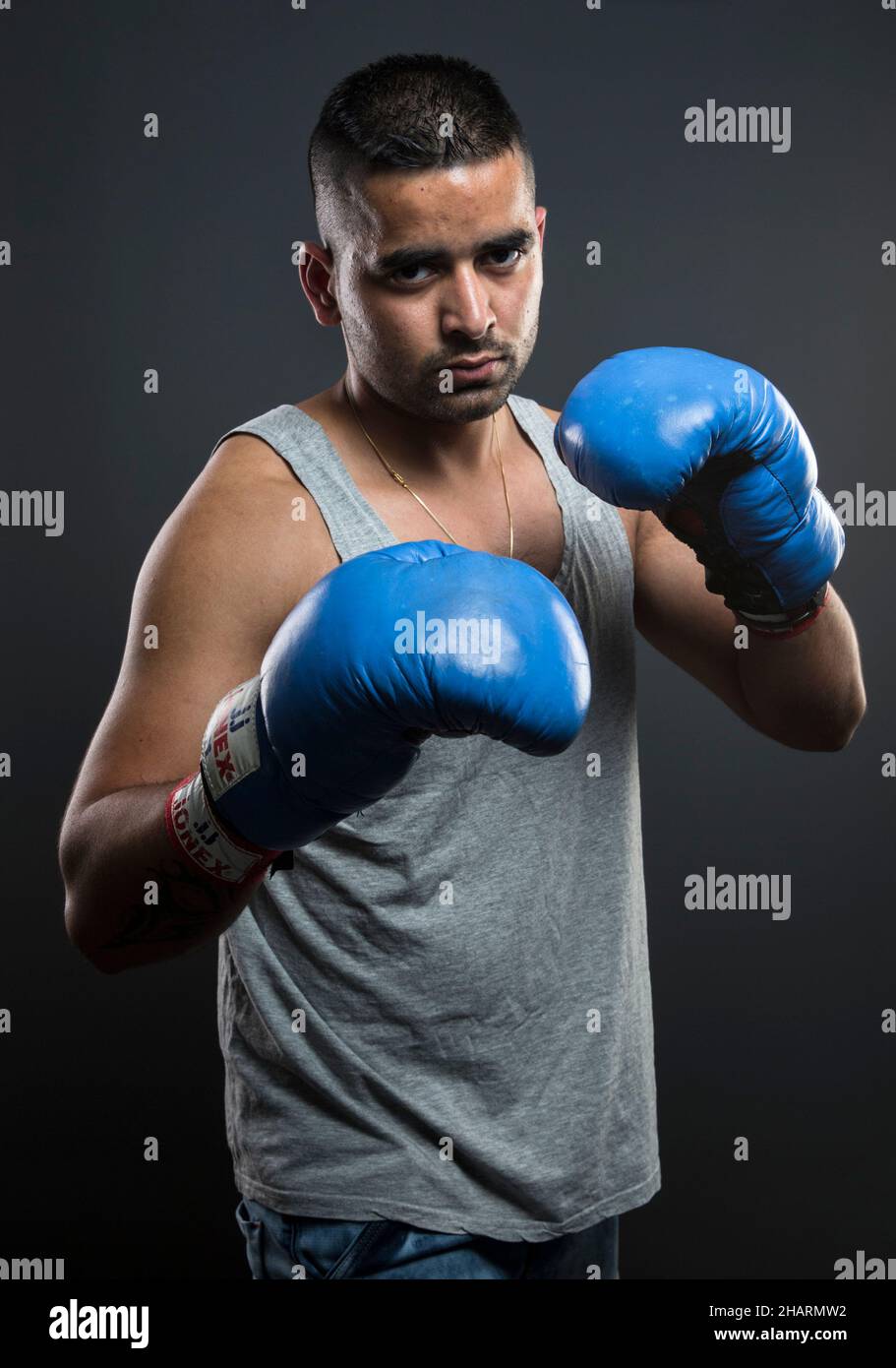 Portrait of a male boxer Stock Photo - Alamy