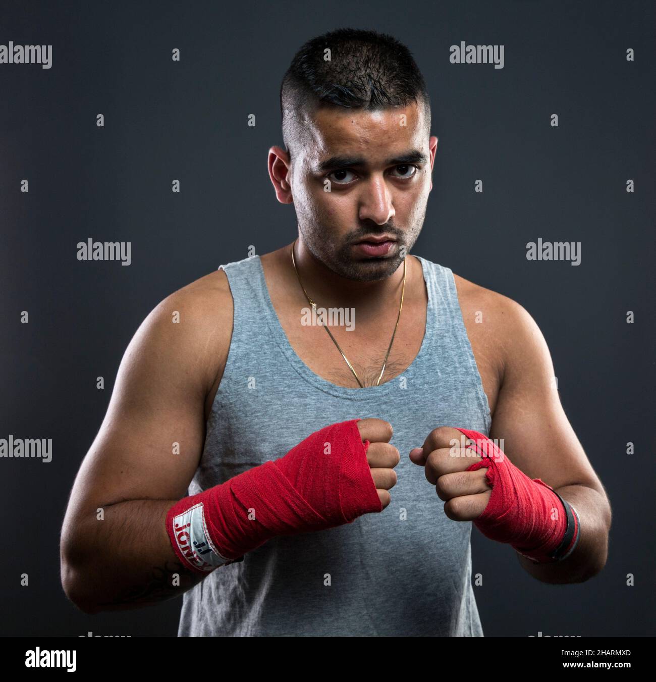 Portrait of a male boxer Stock Photo - Alamy
