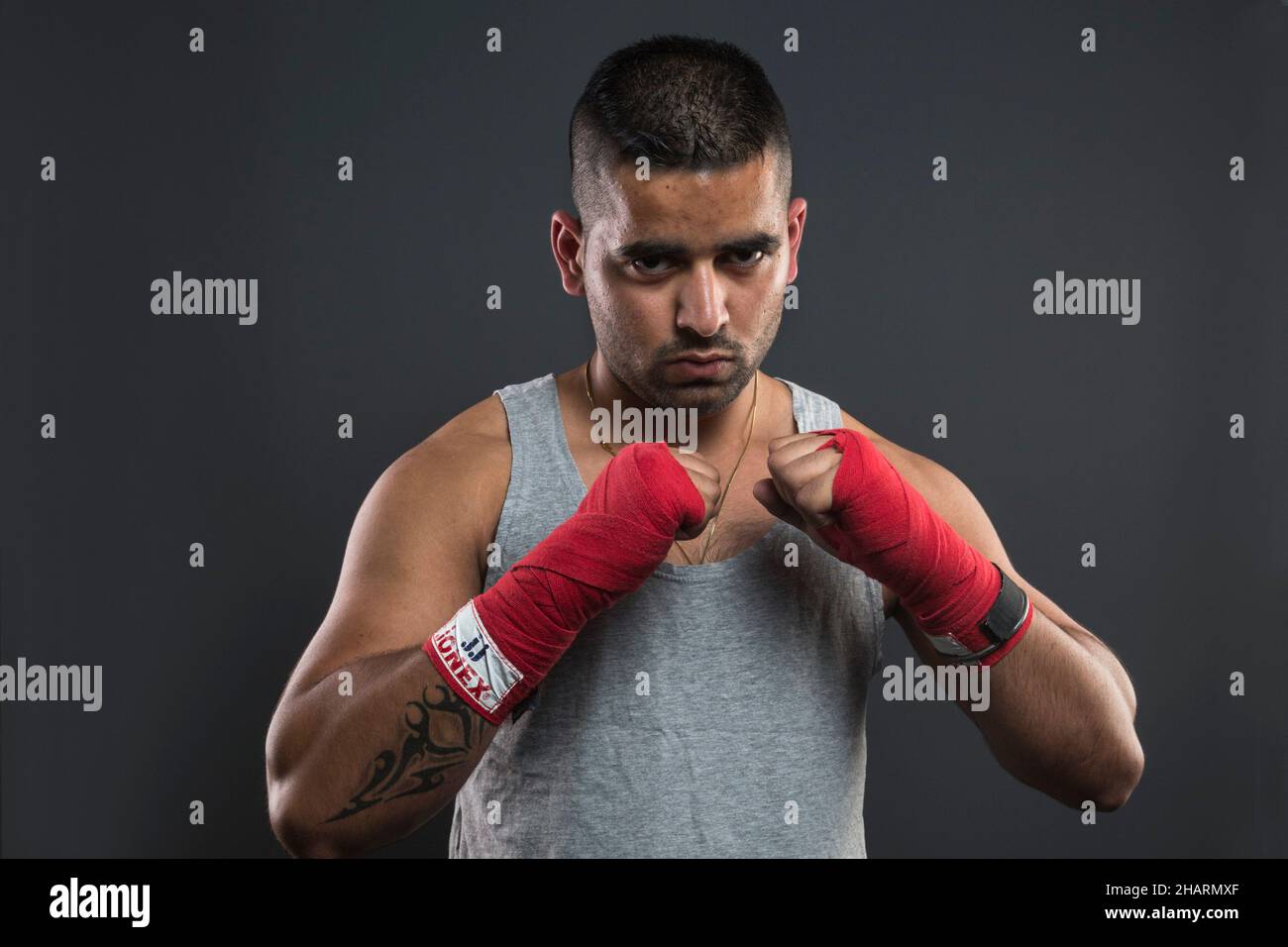 Portrait of a male boxer Stock Photo - Alamy