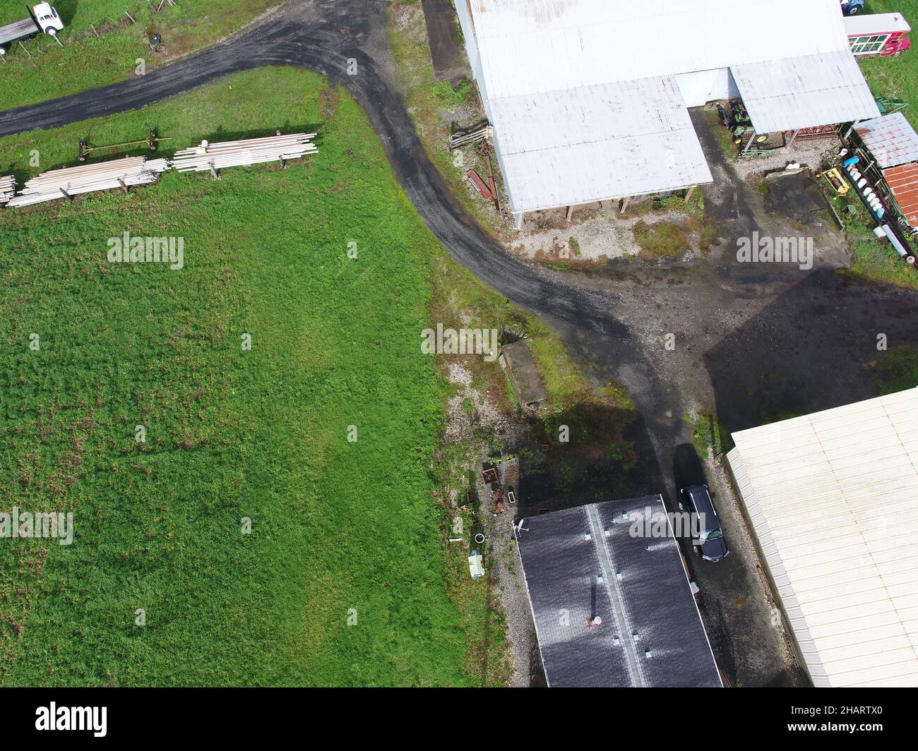 Aerial landscape view farm fields hi-res stock photography and images ...