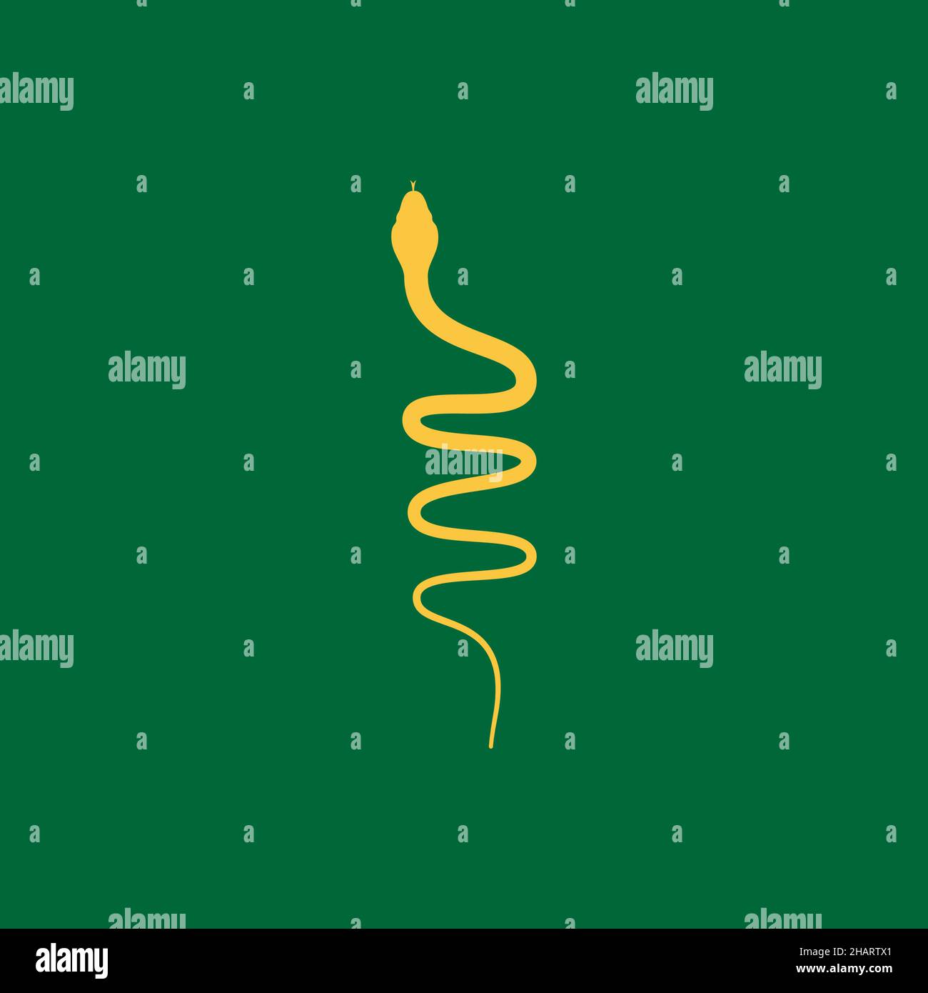 modern shape yellow snake logo symbol icon vector graphic design ...