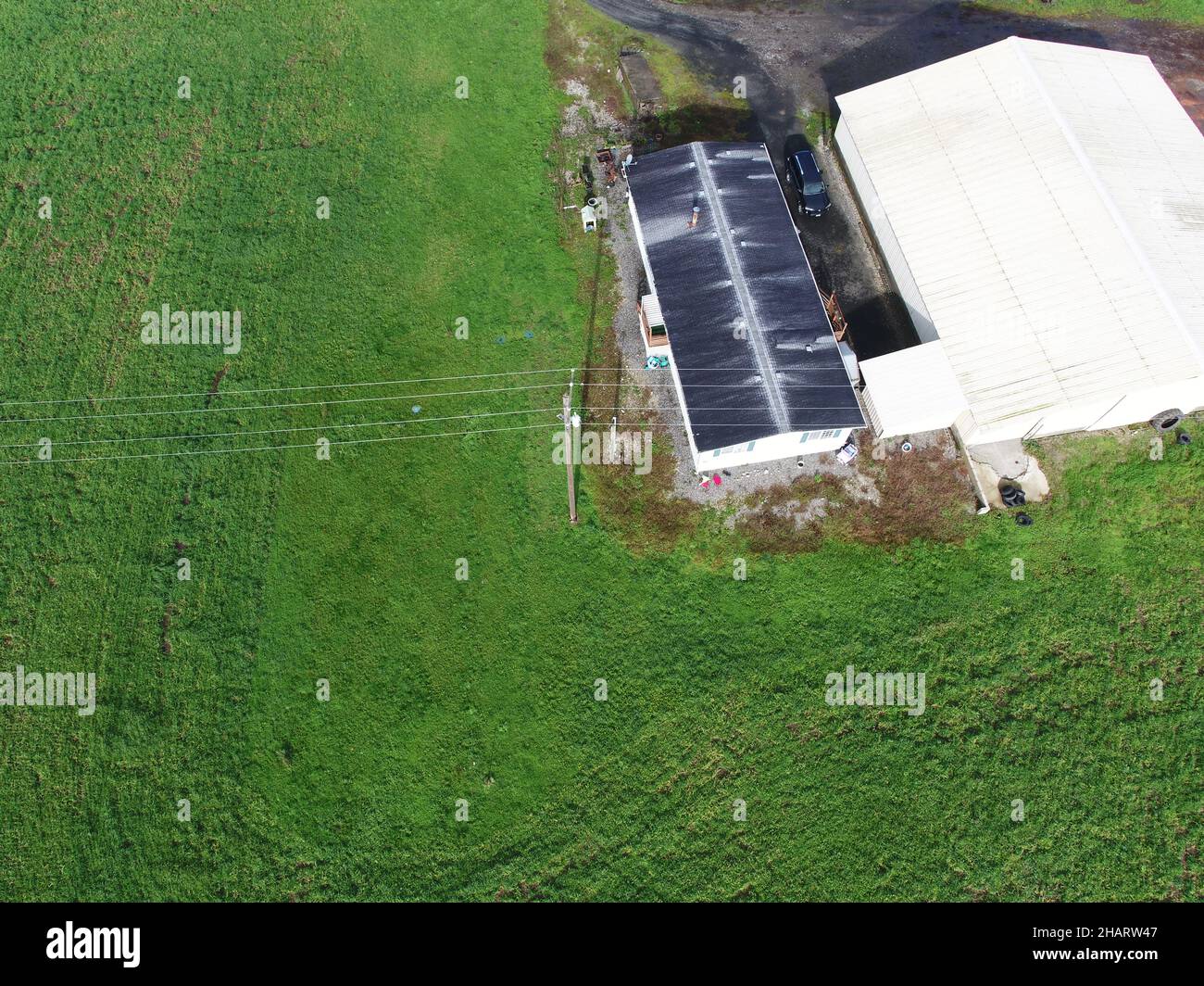 Aerial view fields grown hi-res stock photography and images - Alamy