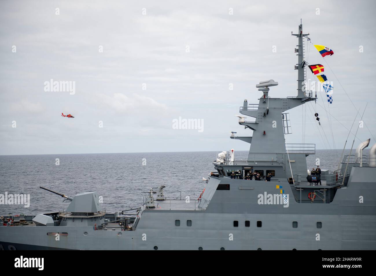 The crews of U.S. Coast Guard Legend-class national security cutter ...