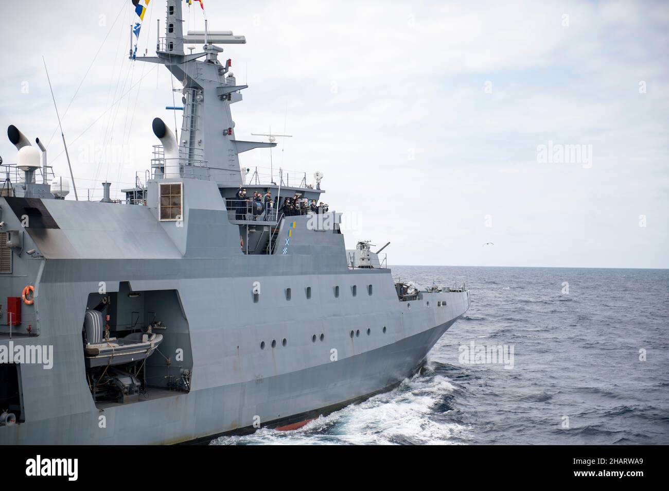 The crews of U.S. Coast Guard Legend-class national security cutter ...