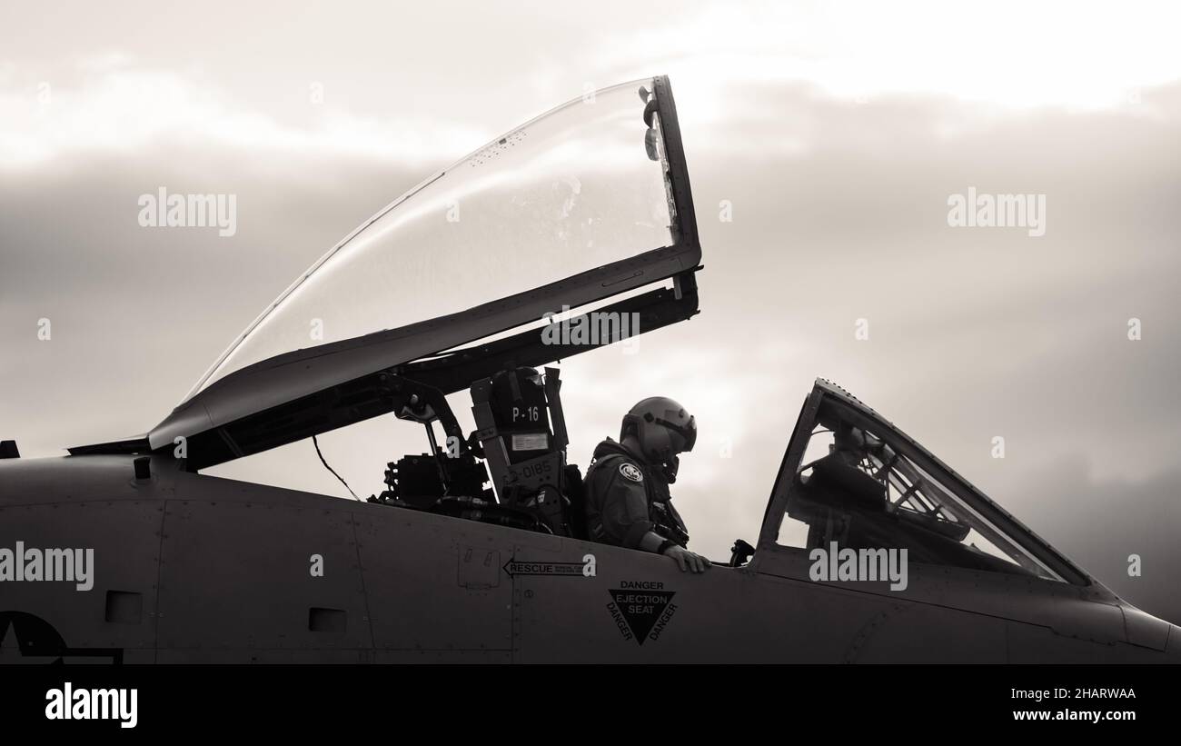 U.S. Air Force Lt. Col. P. Roche, an Albertson, N.Y., native, and A-10 ...