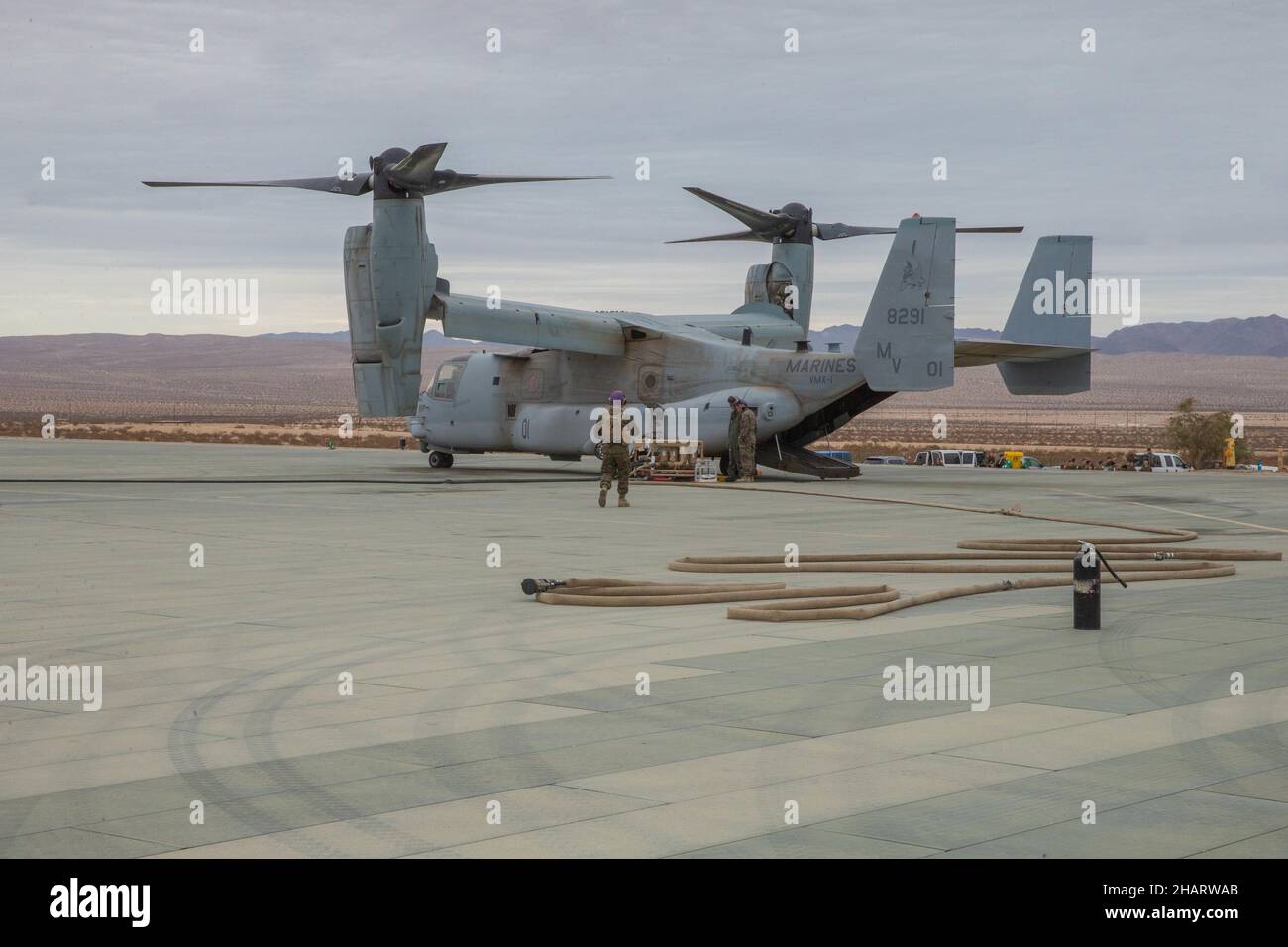 U.S. Marine Corps Bell Boeing MV-22B Osprey with Marine Operational ...