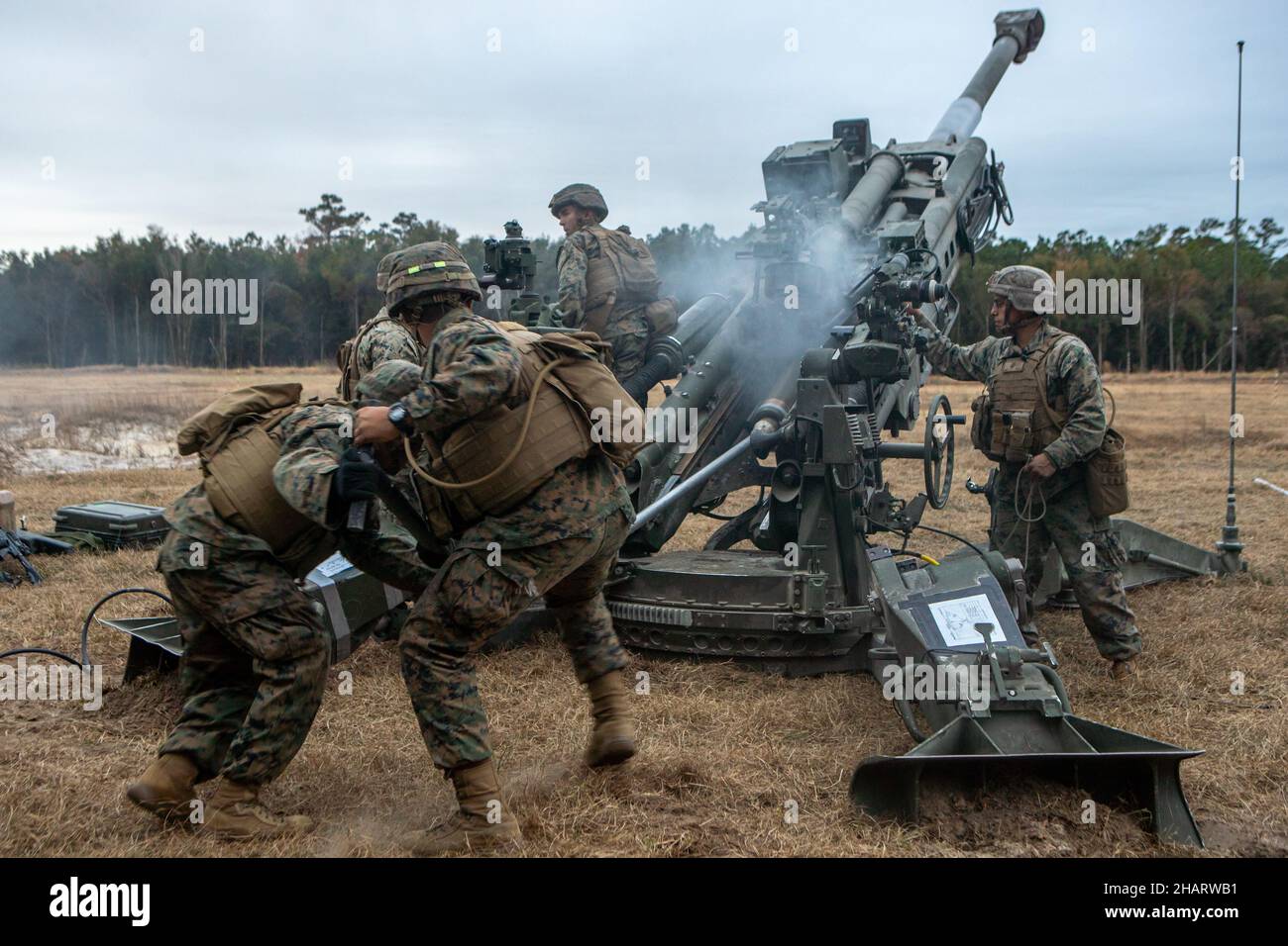 U.S. Marines with 1st Battalion, 10th Marine Regiment, 2d Marine ...